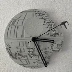 Buy Personalized Death Star Clock Online | PixaCrafts