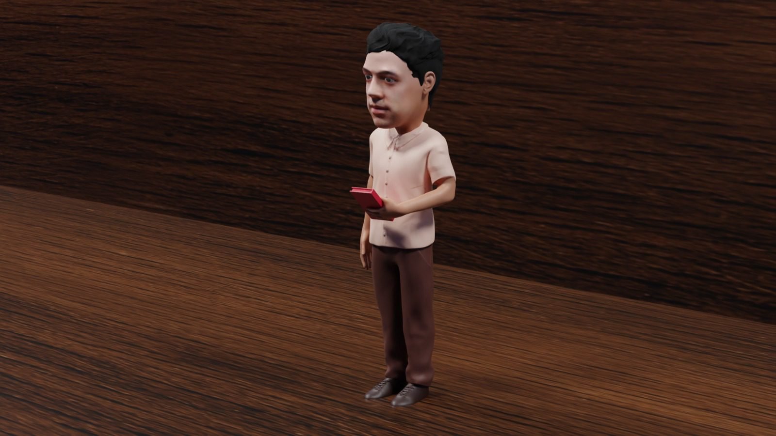 3D Teacher Professor Bobblehead - Male Custom Bubblehead - PixaCrafts